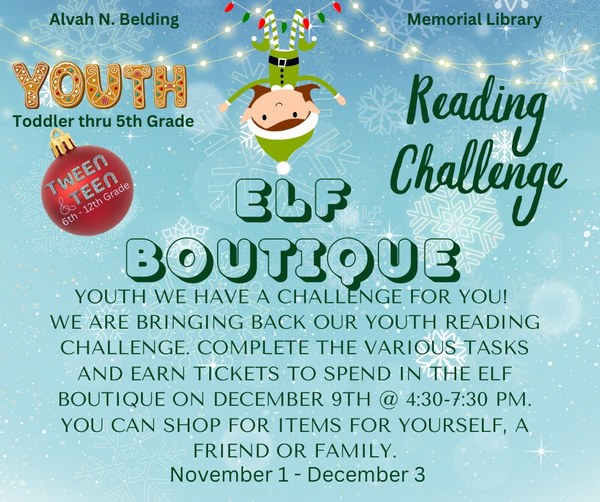 Home — Alvah N. Belding Memorial Library